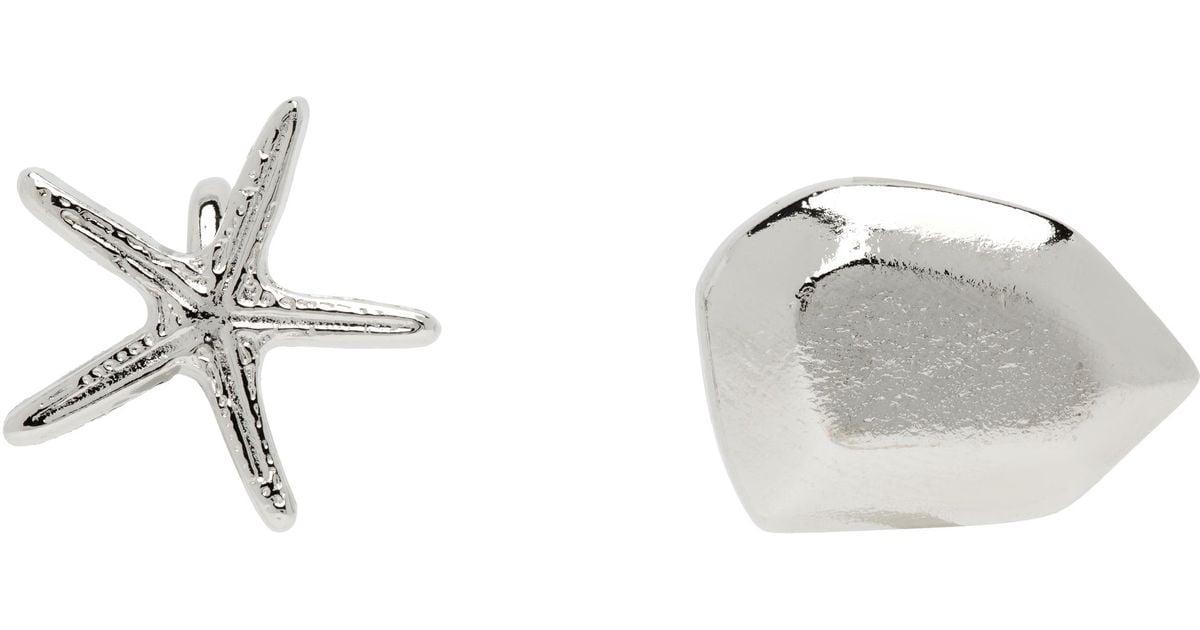 Toga Motif Ear Cuff Set in Black | Lyst UK