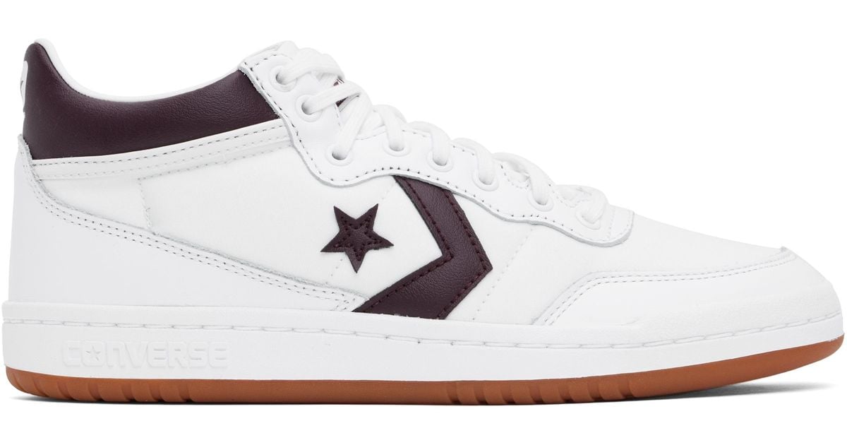 Converse Burgundy Cons Fastbreak Pro Sneakers in Black for Men | Lyst