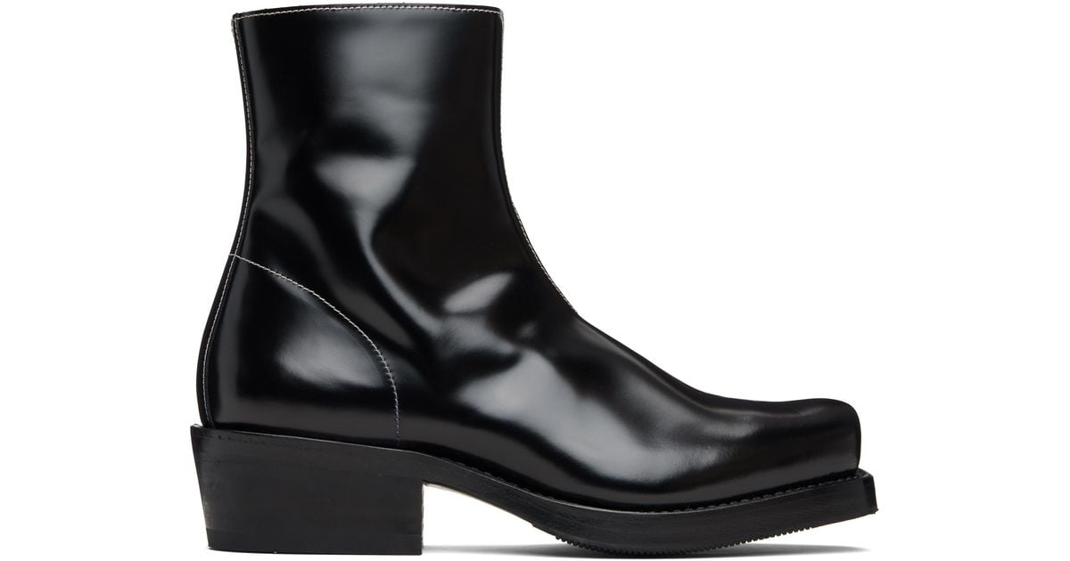 Second/Layer Charro Boots in Black for Men | Lyst