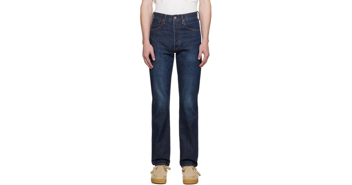 Visvim Indigo Social Sculpture Jeans in Blue for Men | Lyst