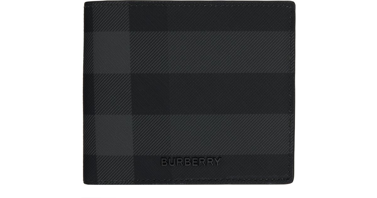 Burberry Ms Regular Coin Bill Wallet in Black for Men | Lyst