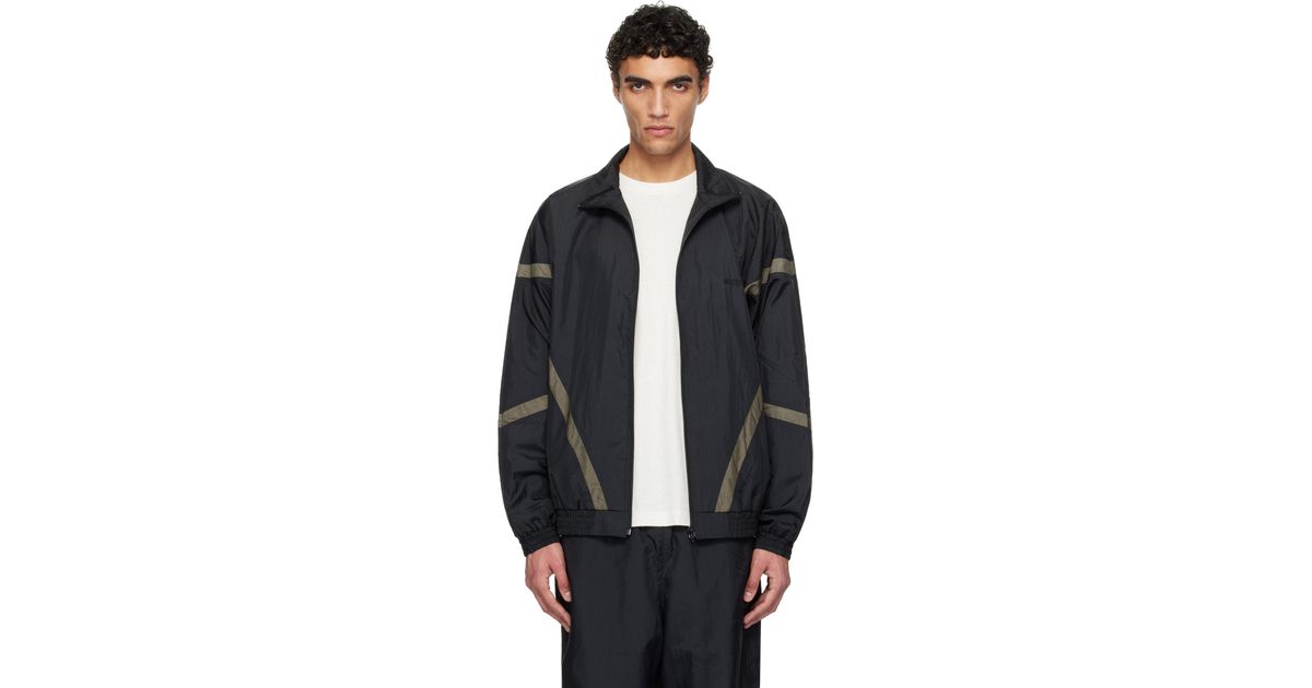 Wacko Maria Nylon Track Jacket in Black for Men | Lyst