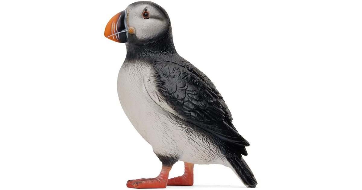 JW Anderson 3D-Printed Resin Puffin Clutch in Black for Men | Lyst