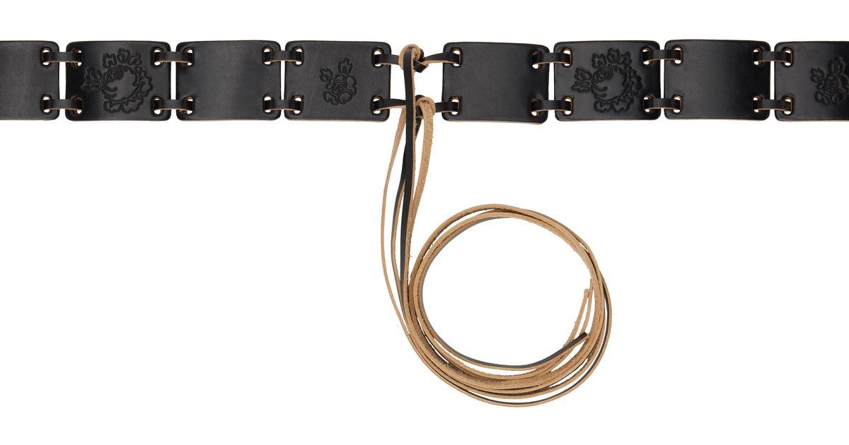 Our Legacy Block Belt in Black for Men | Lyst