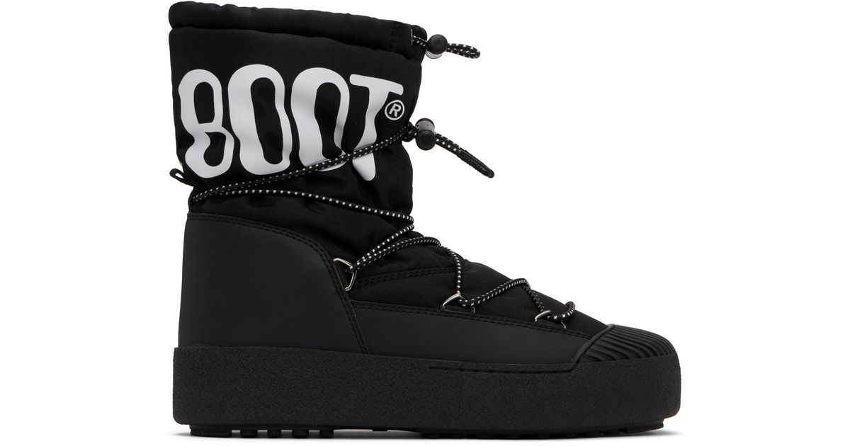 Moon Boot Mtrack Polar Nylon Boots in Black for Men | Lyst