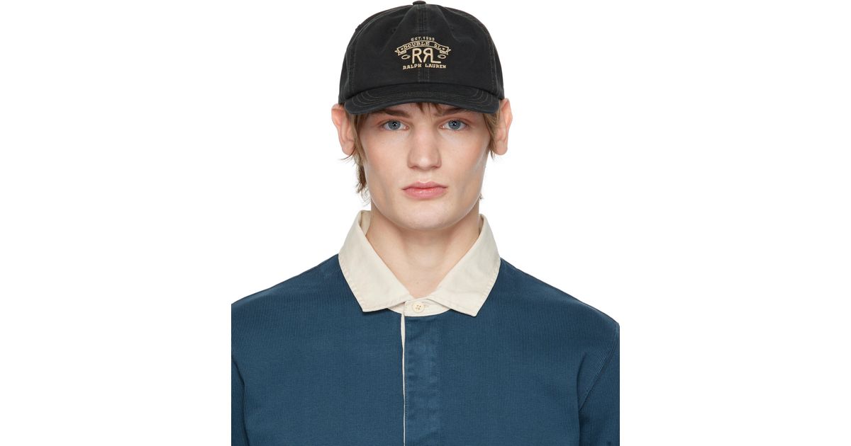 RRL '' Ranch Logo Twill Ball Cap in Blue for Men | Lyst