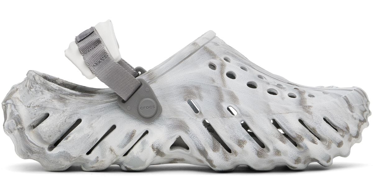 Crocs™ Echo Marbled Clogs in Black for Men | Lyst