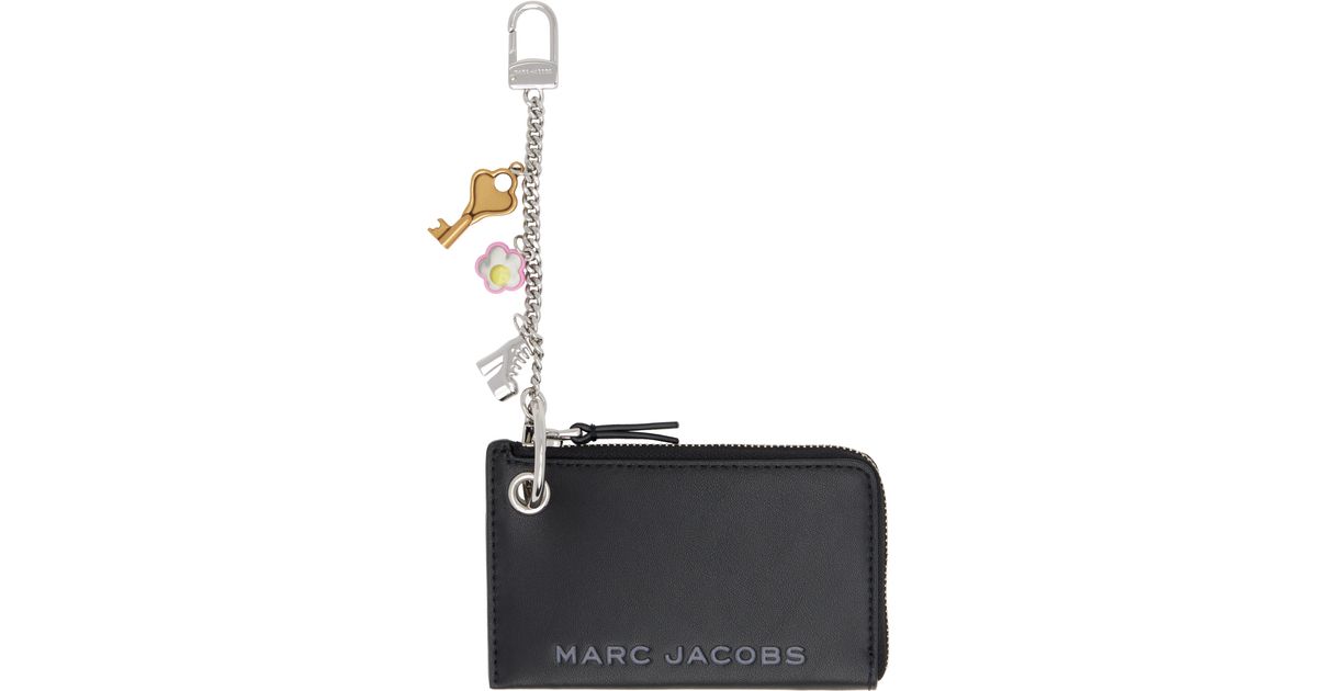 Marc Jacobs 'The Coin Purse Charm' Coin Pouch in Black | Lyst