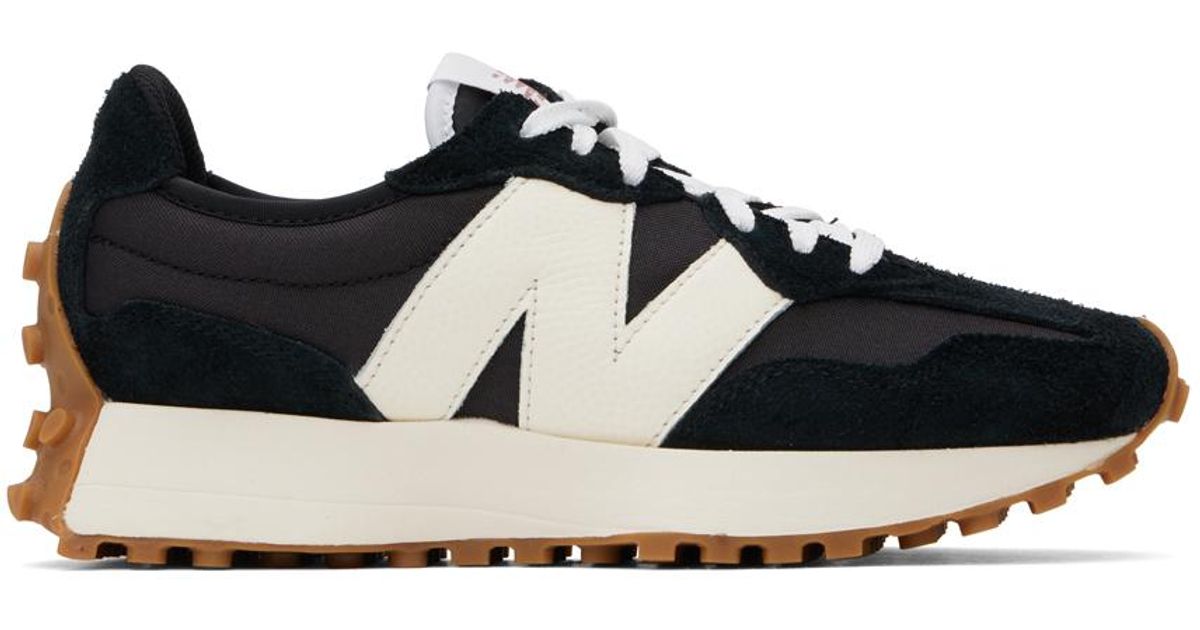New Balance 327 Sneakers in Black | Lyst UK