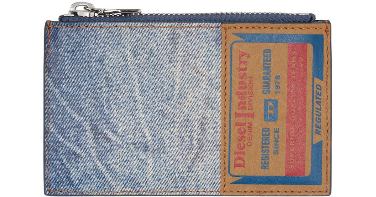DIESEL Jackron Coin M Card Holder in Black for Men | Lyst