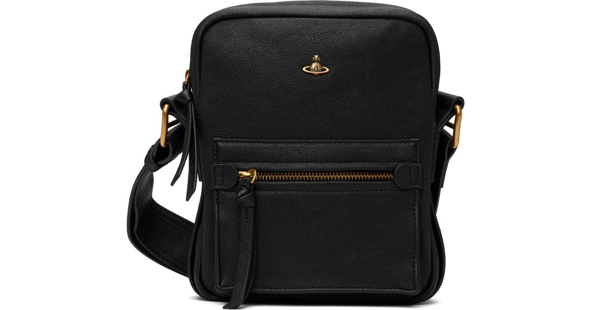 Vivienne Westwood Small Jackson Crossbody Satchel in Black for Men | Lyst