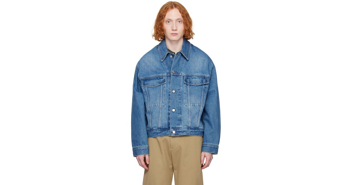 Studio Nicholson Stein Denim Jacket in Blue for Men | Lyst