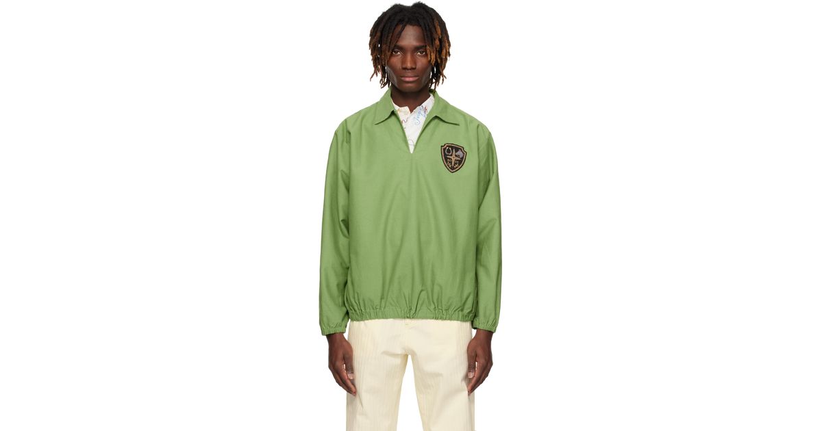 Bode Golf Jacket in Green for Men | Lyst