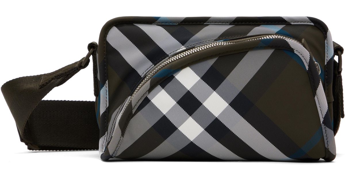 Burberry Khaki Shield Camera Bag in Black for Men | Lyst