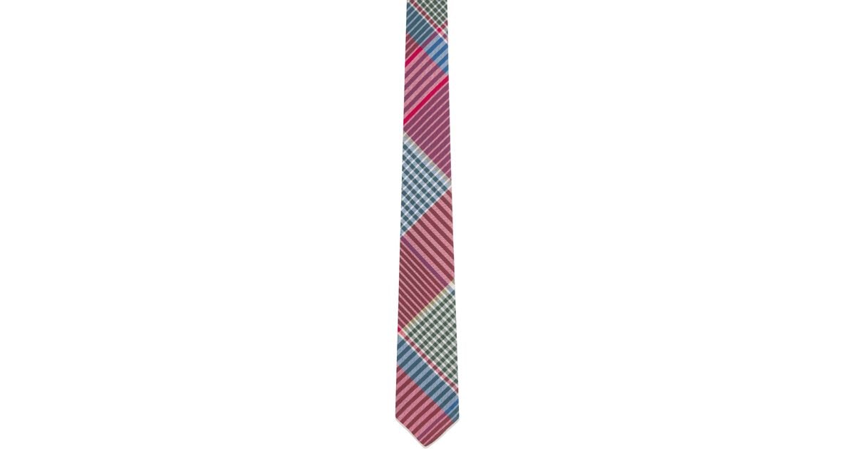 Engineered Garments Check Tie in Black for Men | Lyst UK