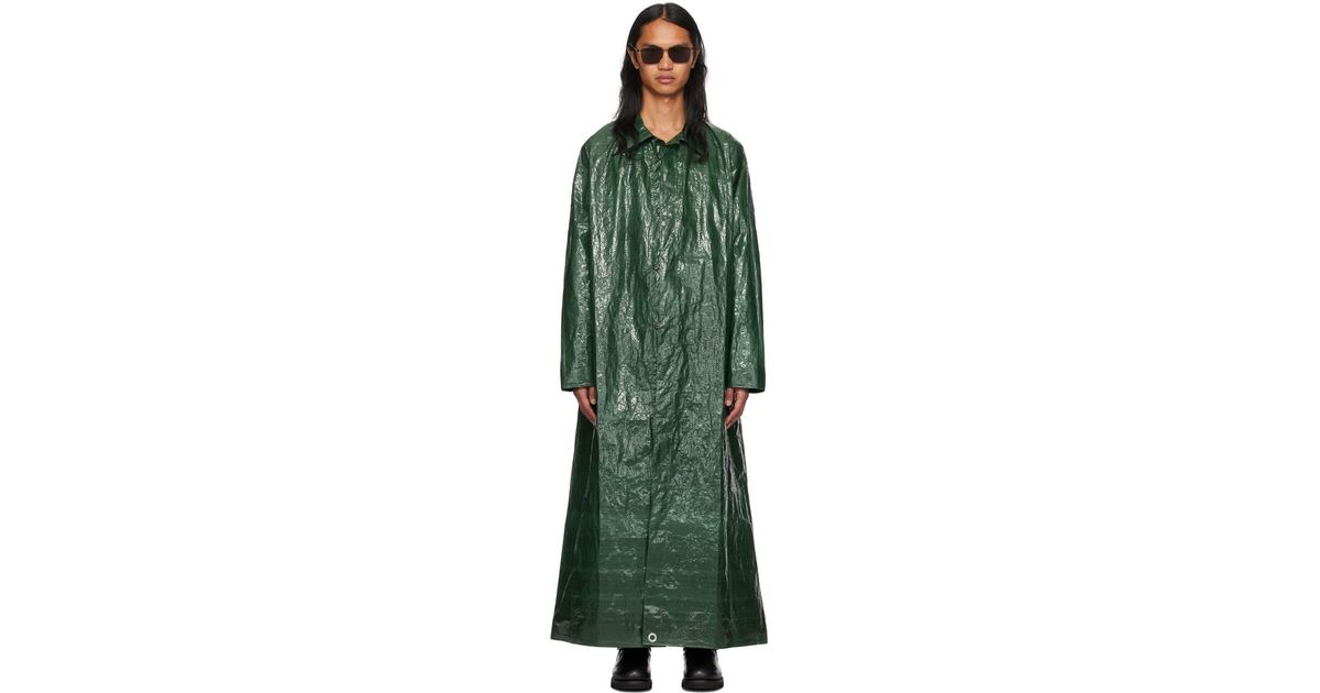 Lu'u Dan Tarp Coat in Green for Men | Lyst