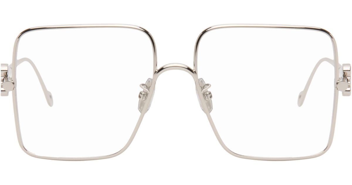 Loewe Square Glasses in Black for Men | Lyst UK