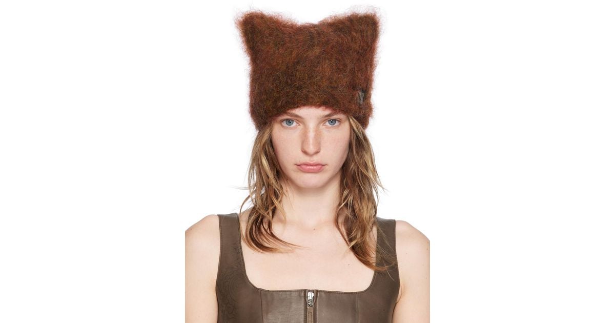 KNWLS Precious Beanie in Brown | Lyst UK