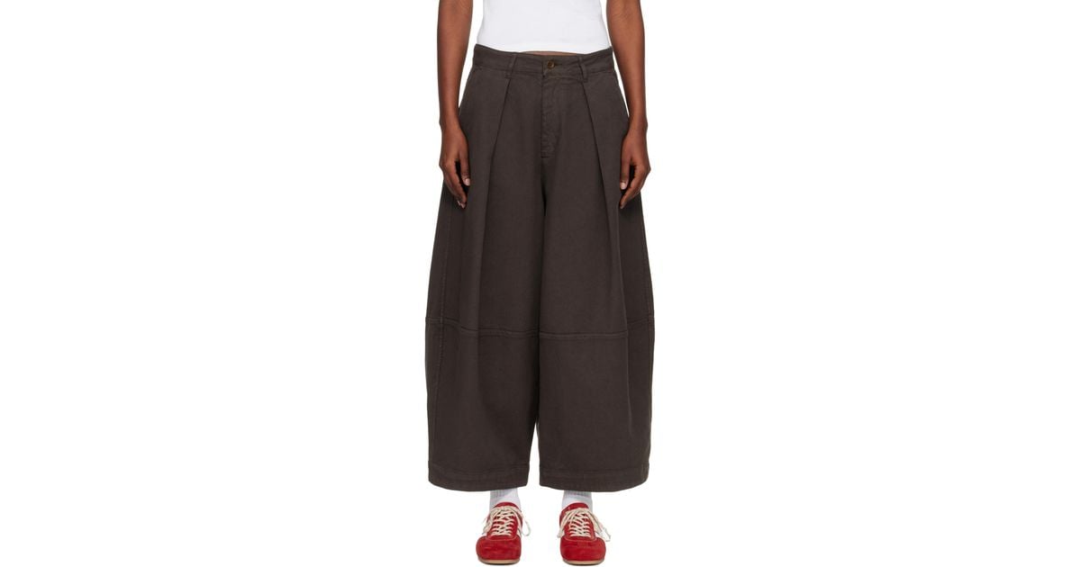 YMC Earth Deadbeat Trousers in Black | Lyst UK