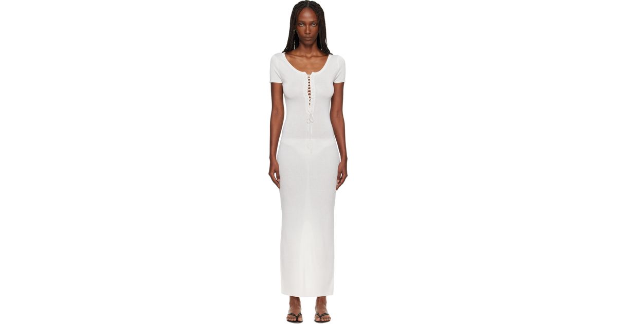 Judy Turner Off- Judson Maxi Dress in Black | Lyst UK