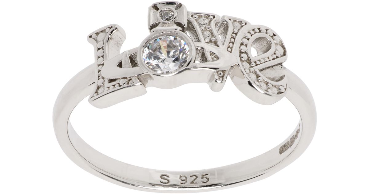 Vivienne Westwood Erica Ring in Metallic for Men | Lyst