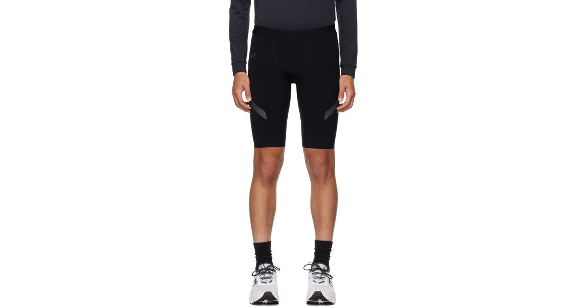 Soar Running Half Tights Short Leggings in Black for Men | Lyst