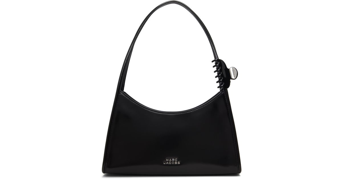 Marc Jacobs 'the Glam Claw Clip' Shoulder Bag in Black | Lyst