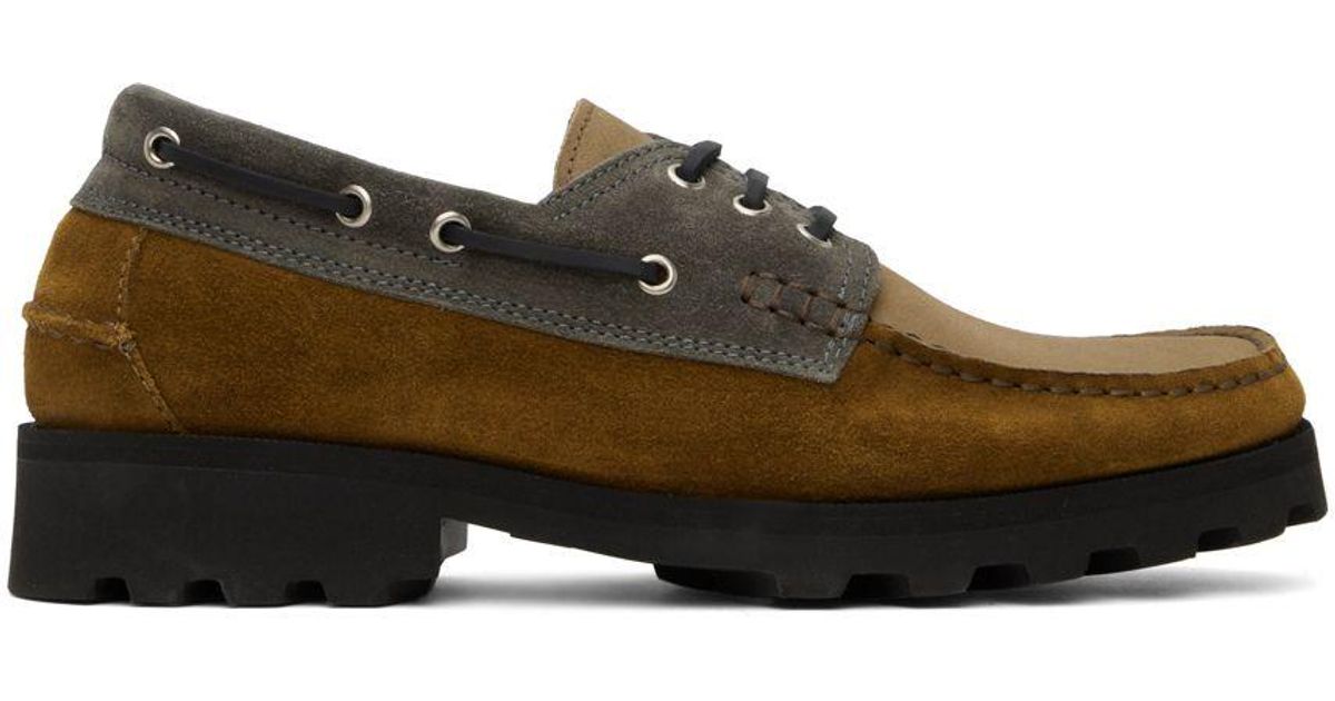 A.P.C. . Brown & Gray Augustin Derbys in Black for Men | Lyst