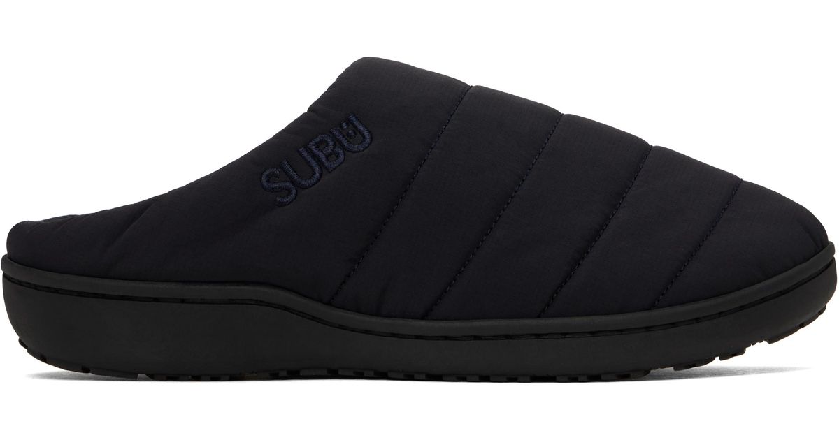 A.P.C. Subu Edition F-Line Slippers in Black for Men | Lyst
