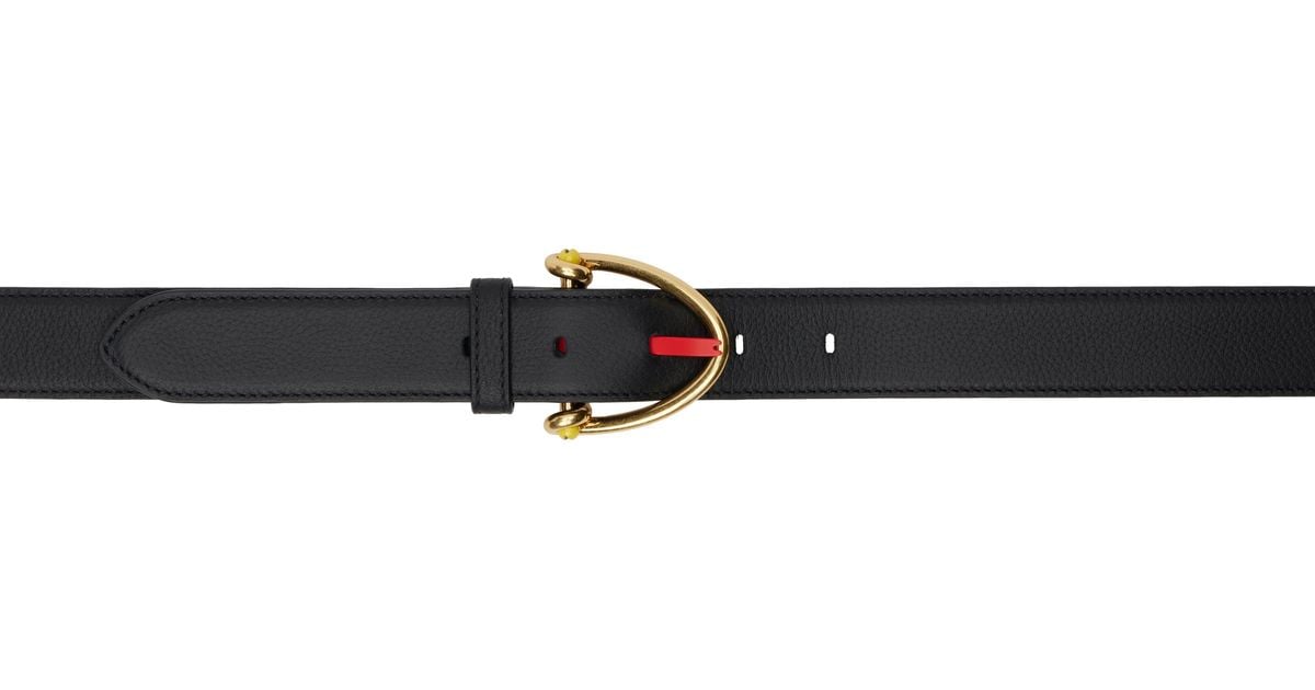 Bottega Veneta Snake Belt in Black | Lyst