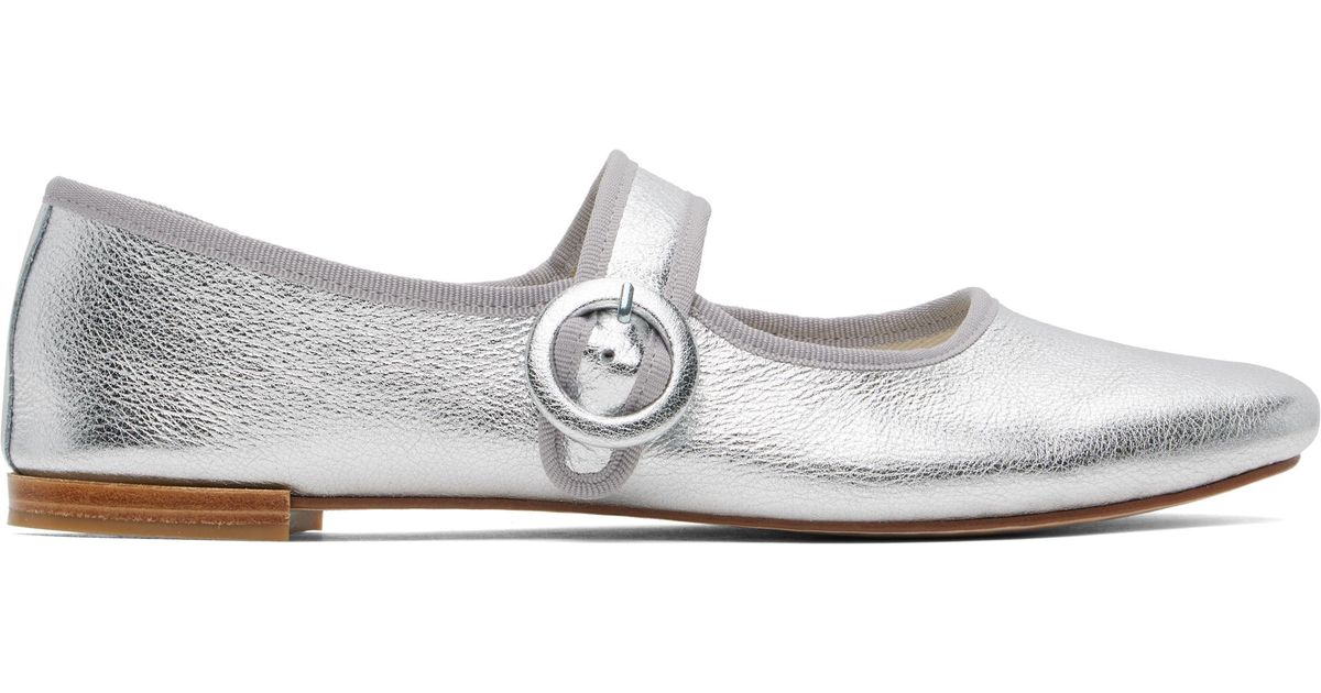 Repetto Georgia Square-toe Mary Jane Ballerina Flats in Black | Lyst