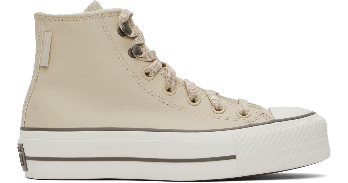 Converse Chuck Taylor All Star Lift Platform Weatherized Leather ...