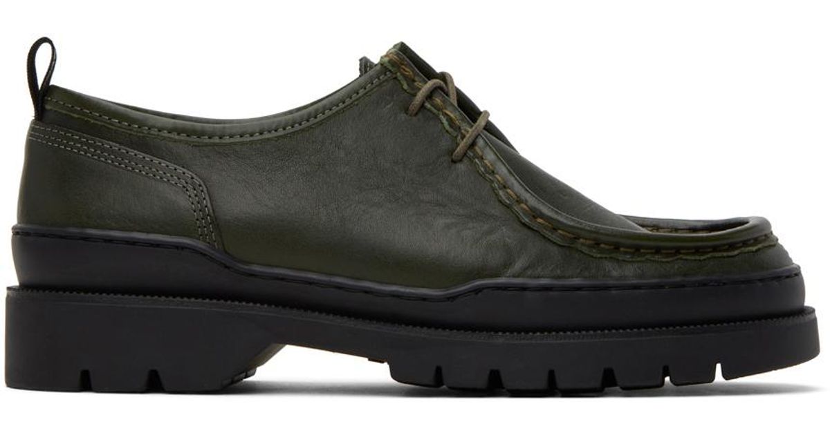 Kleman Khaki Major Vgt 2 Derbys in Black for Men | Lyst UK