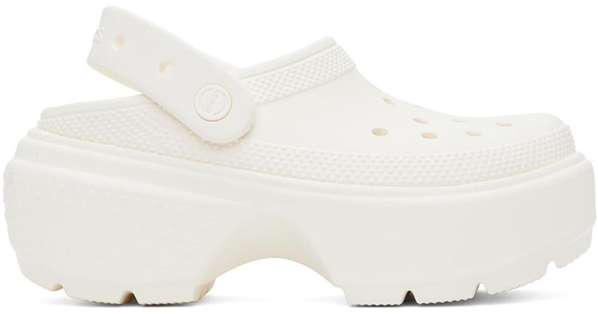 Crocs™ Stomp Clogs in White | Lyst