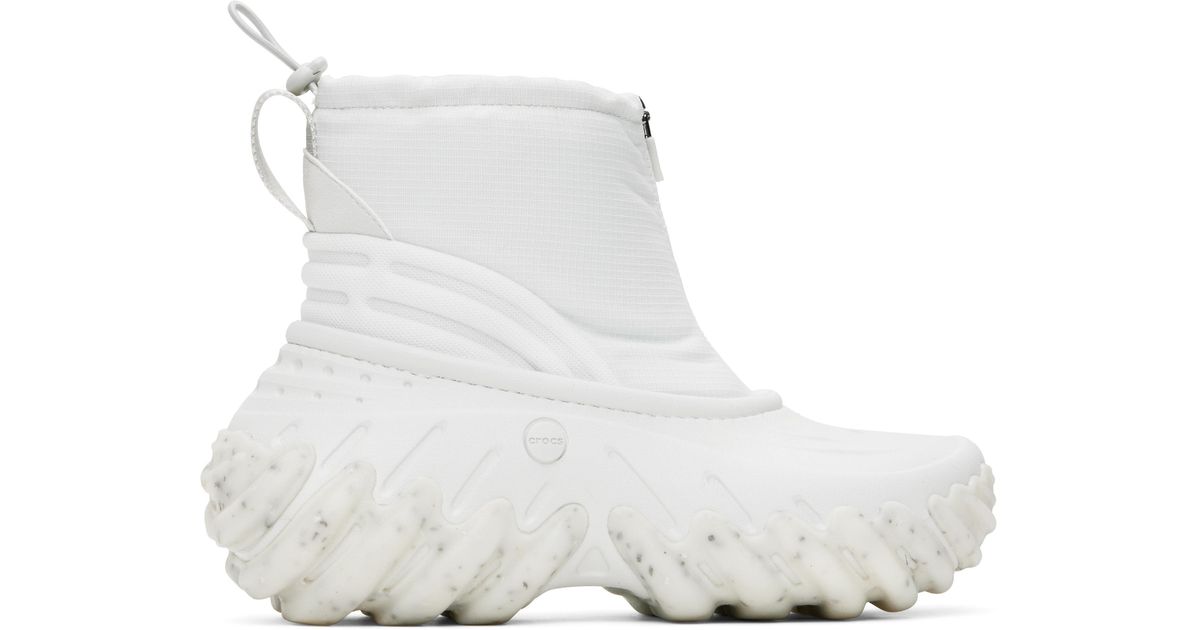 Crocs™ Echo Boot Z Shield Boots in White for Men | Lyst