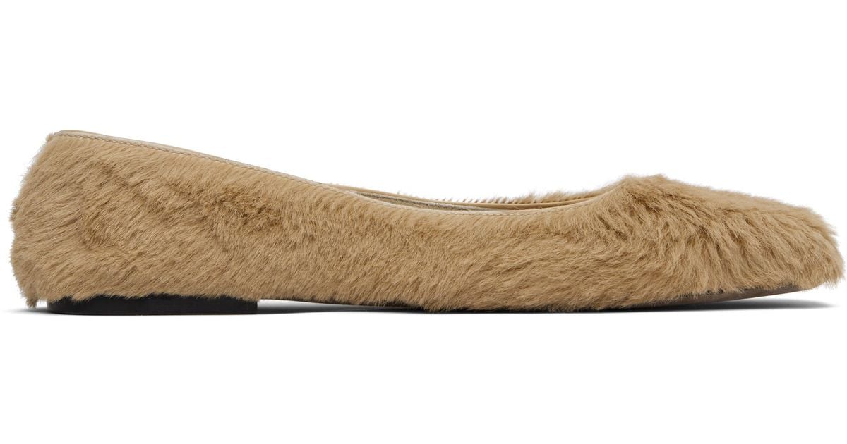 The Row Square Ballet Ballerina Flats in Black | Lyst