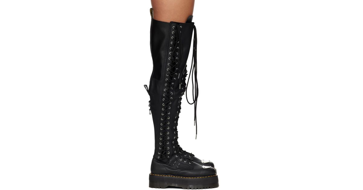 Dr. Martens 28-eye Extreme Max Tall Boots in Black | Lyst