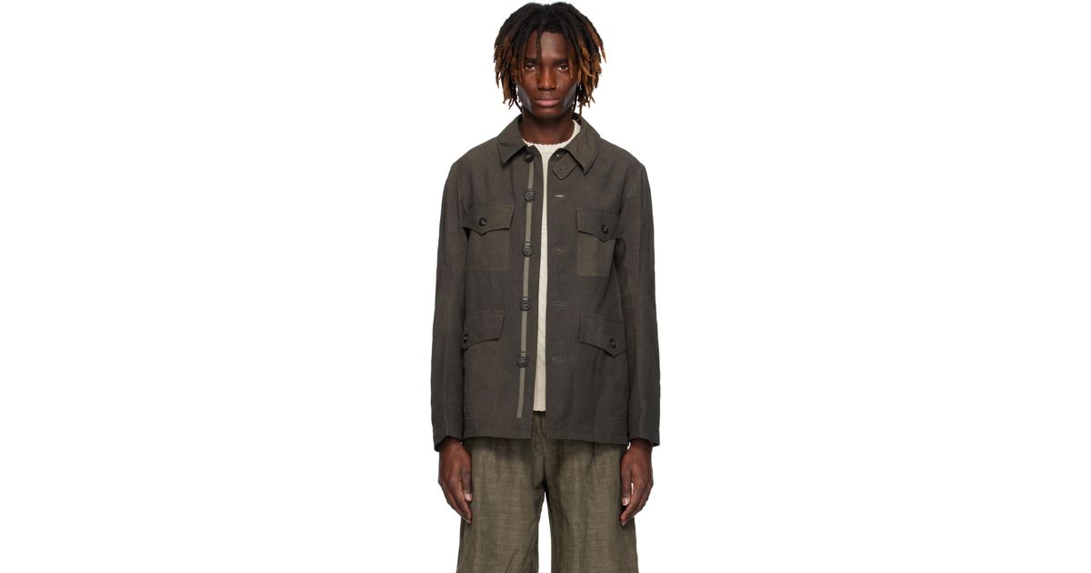 DEVOA Hunting Jacket in Black for Men | Lyst