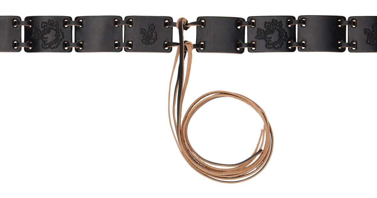 Our Legacy Block Belt in Black | Lyst