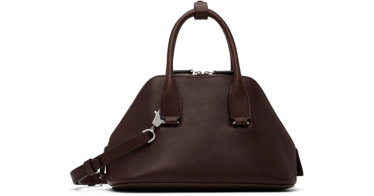 The Row Mini Devon Bag in Brown | Lyst