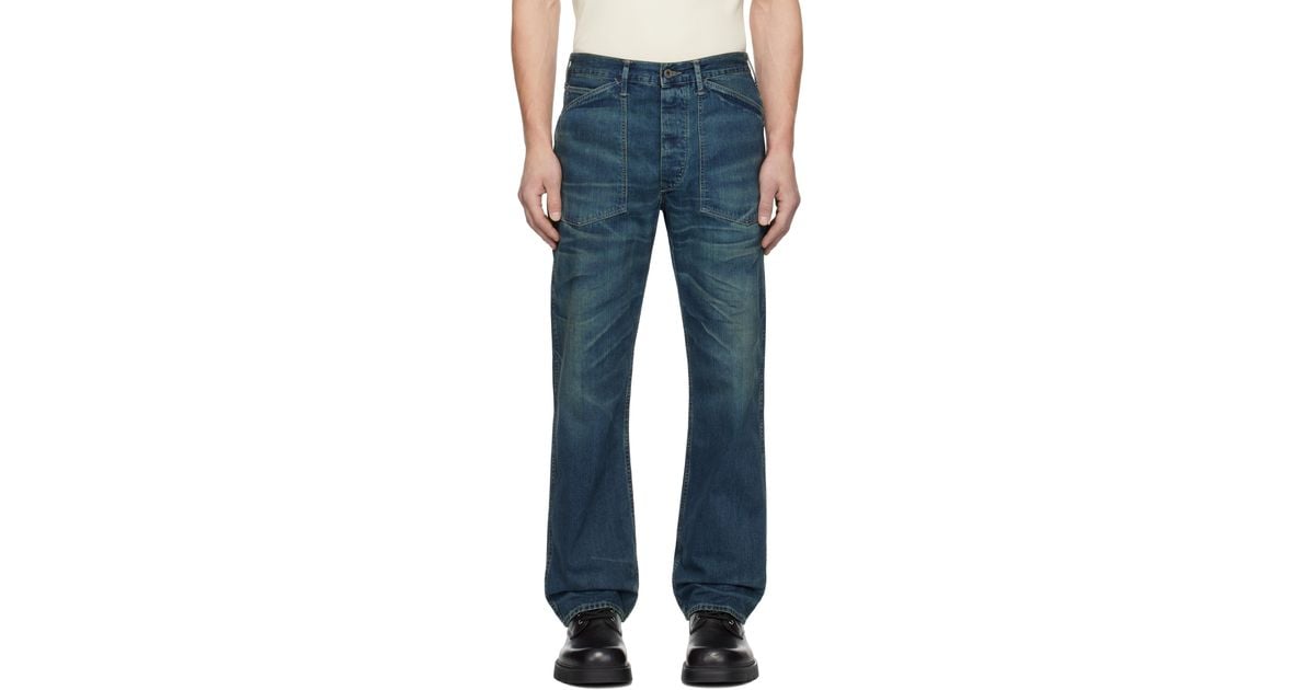 RRL Vintage 5-Pocket Canfield Jeans in Blue for Men | Lyst