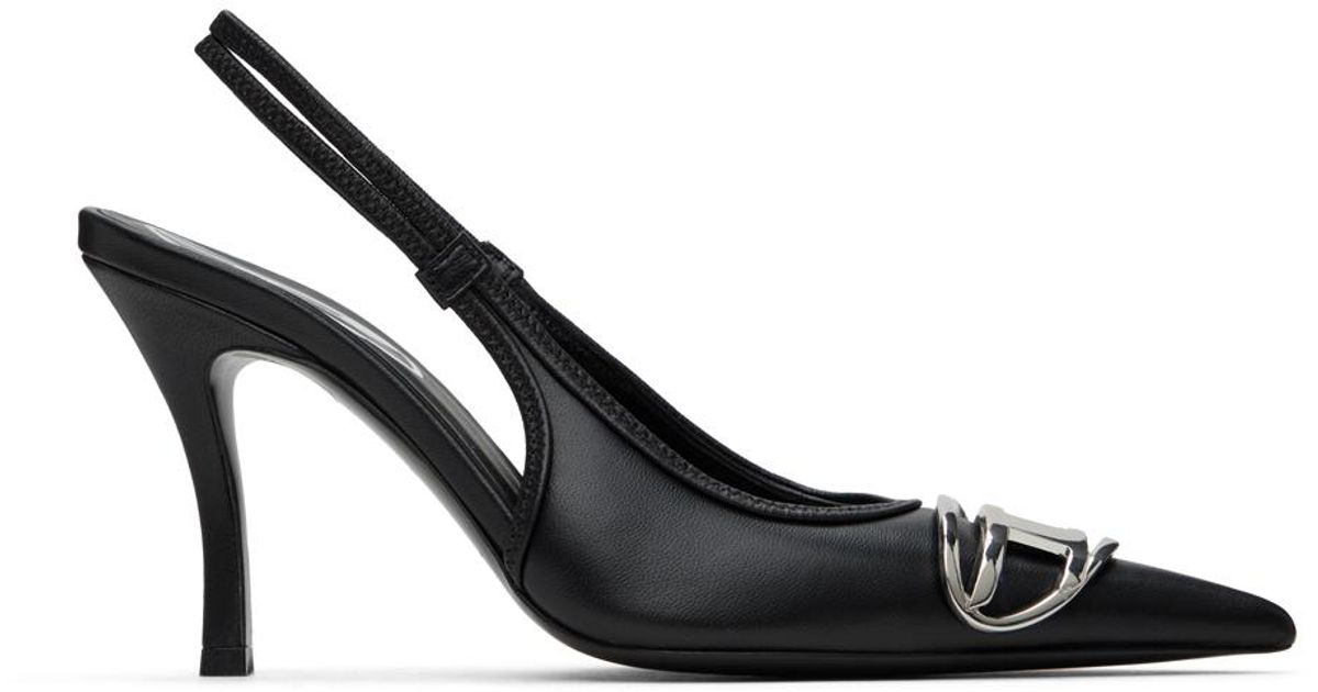 DIESEL D-Venus Sb Heels in Black | Lyst