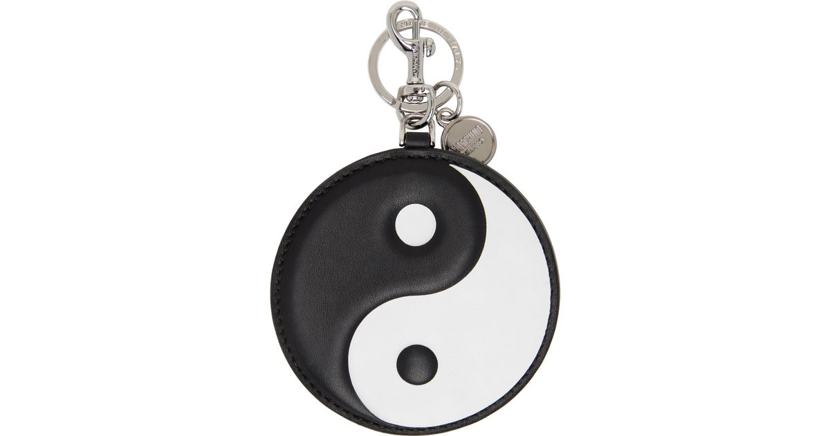 Moschino Tao Keychain in Black | Lyst