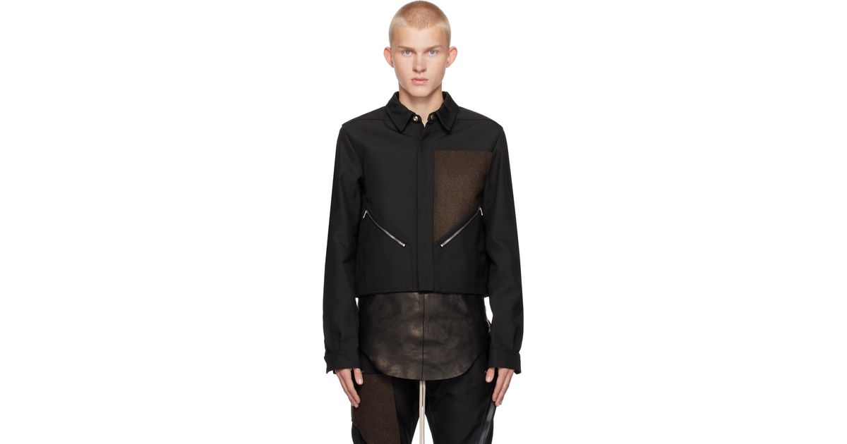 Rick Owens Porterville Alice Jacket in Black for Men | Lyst