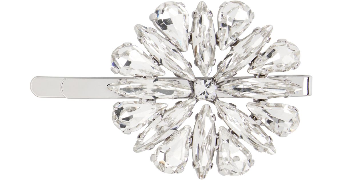 Simone Rocha Blossom Hair Clip in Black | Lyst UK
