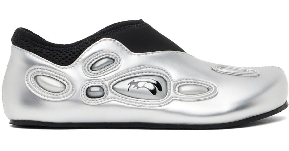 Rombaut Silver Alien Barefoot Sneakers in Black | Lyst