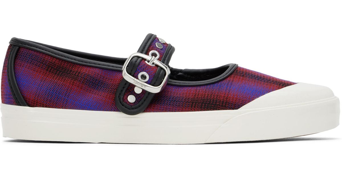 Vans Lx Mary Jane Lo Pro Ballerina Flats in Black | Lyst