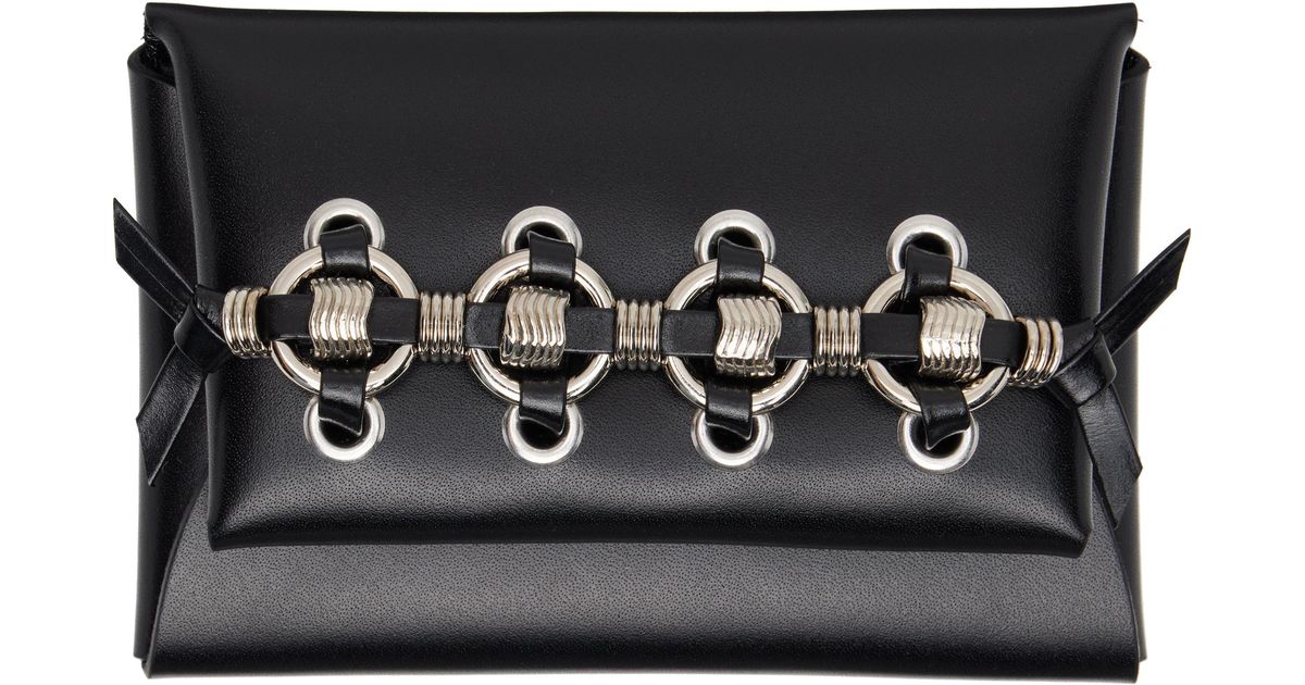 Toga Virilis Ring Metal Card Holder in Black for Men | Lyst UK