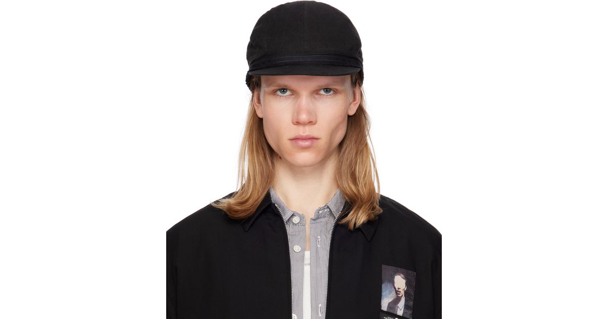 Undercover Linen Cap in Black for Men | Lyst