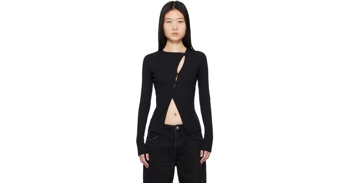 Ksubi Rework Long Sleeve Top in Black | Lyst